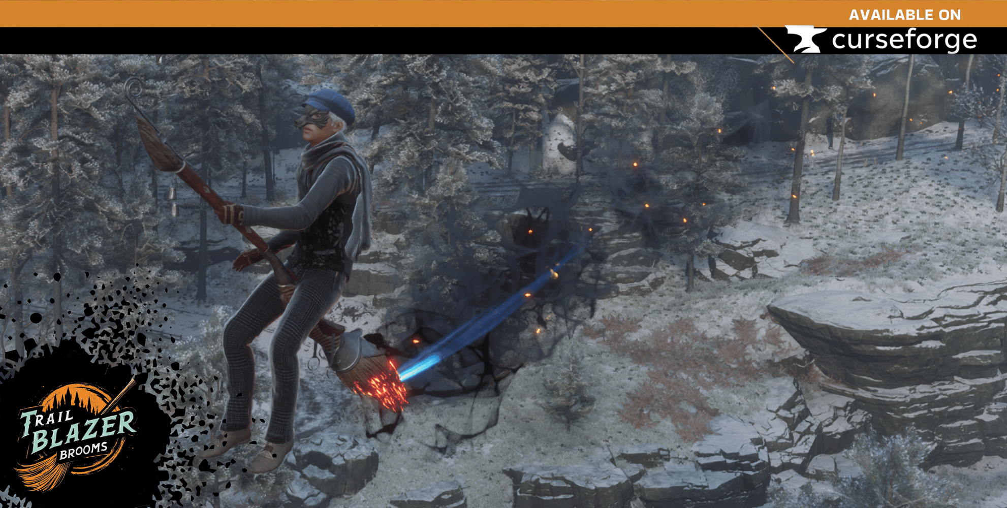 Trail Blazer Emberdash Broom - Gallery - Hogwarts Legacy Mods - CurseForge