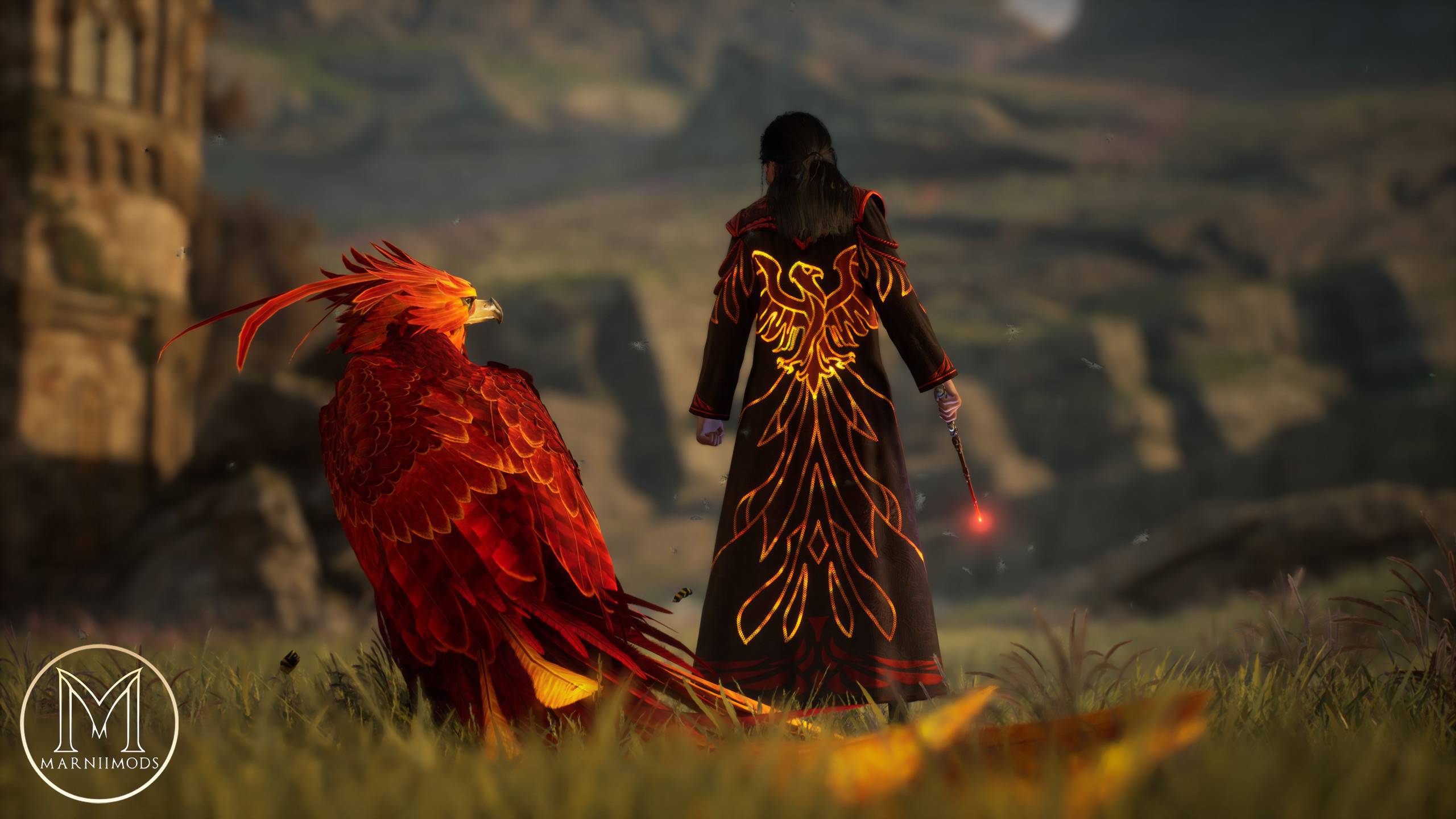 Phoenix Robes - Hogwarts Legacy Mods - CurseForge
