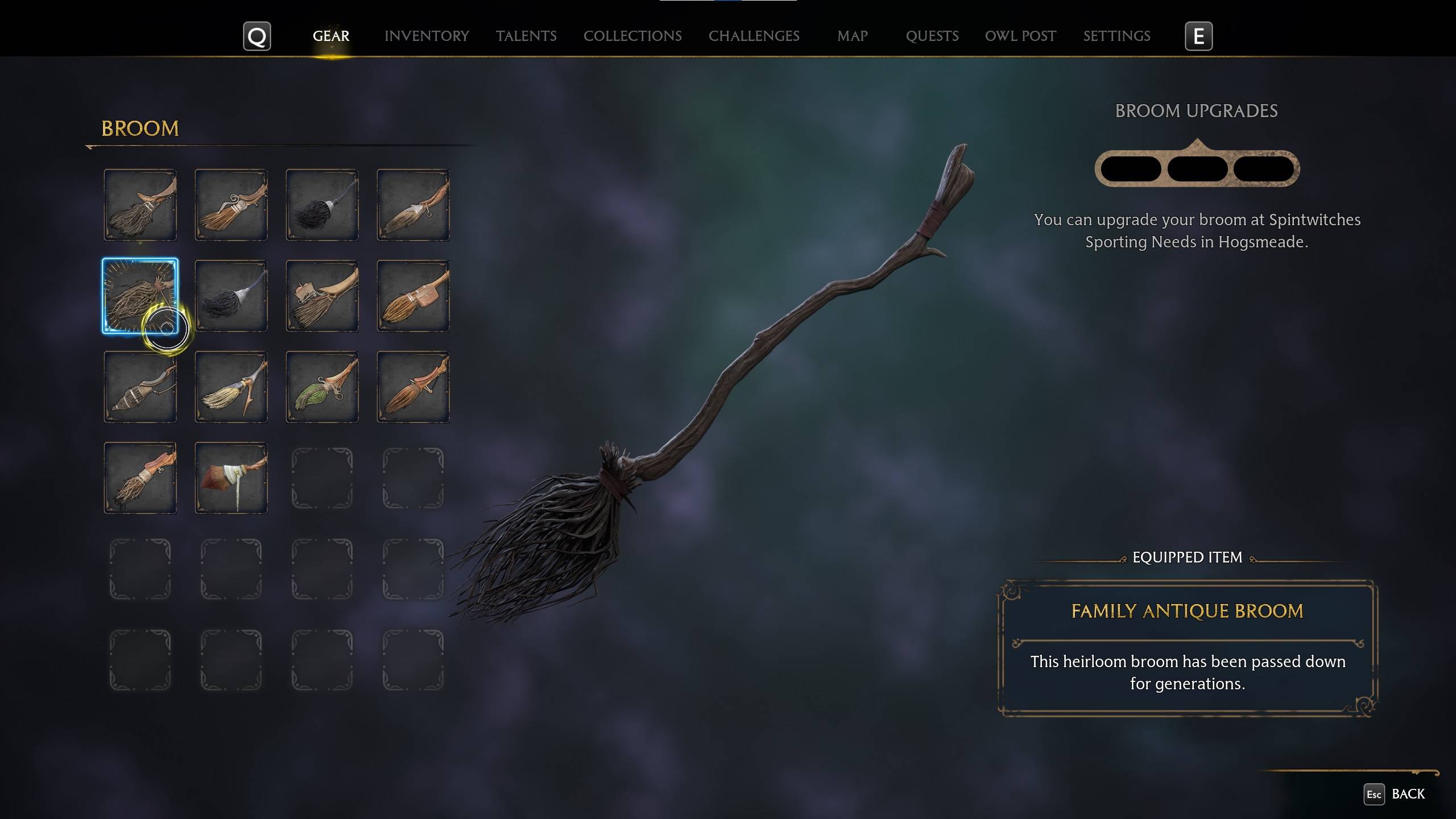 Unlock All Brooms - Gallery - Hogwarts Legacy Mods - CurseForge