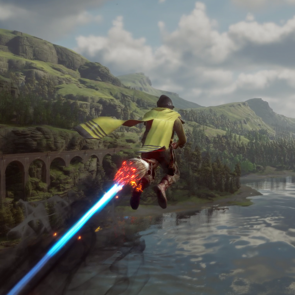 Trail Blazer Emberdash Broom - Gallery - Hogwarts Legacy Mods - CurseForge