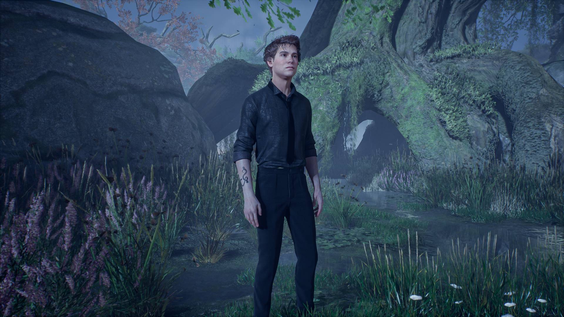 Serpent tattoo For Sebastian Sallow - Gallery - Hogwarts Legacy Mods - CurseForge