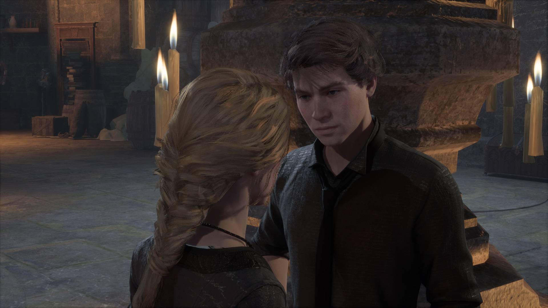 Messy Hair Modern Outfit for Sebastian - Gallery - Hogwarts Legacy Mods ...