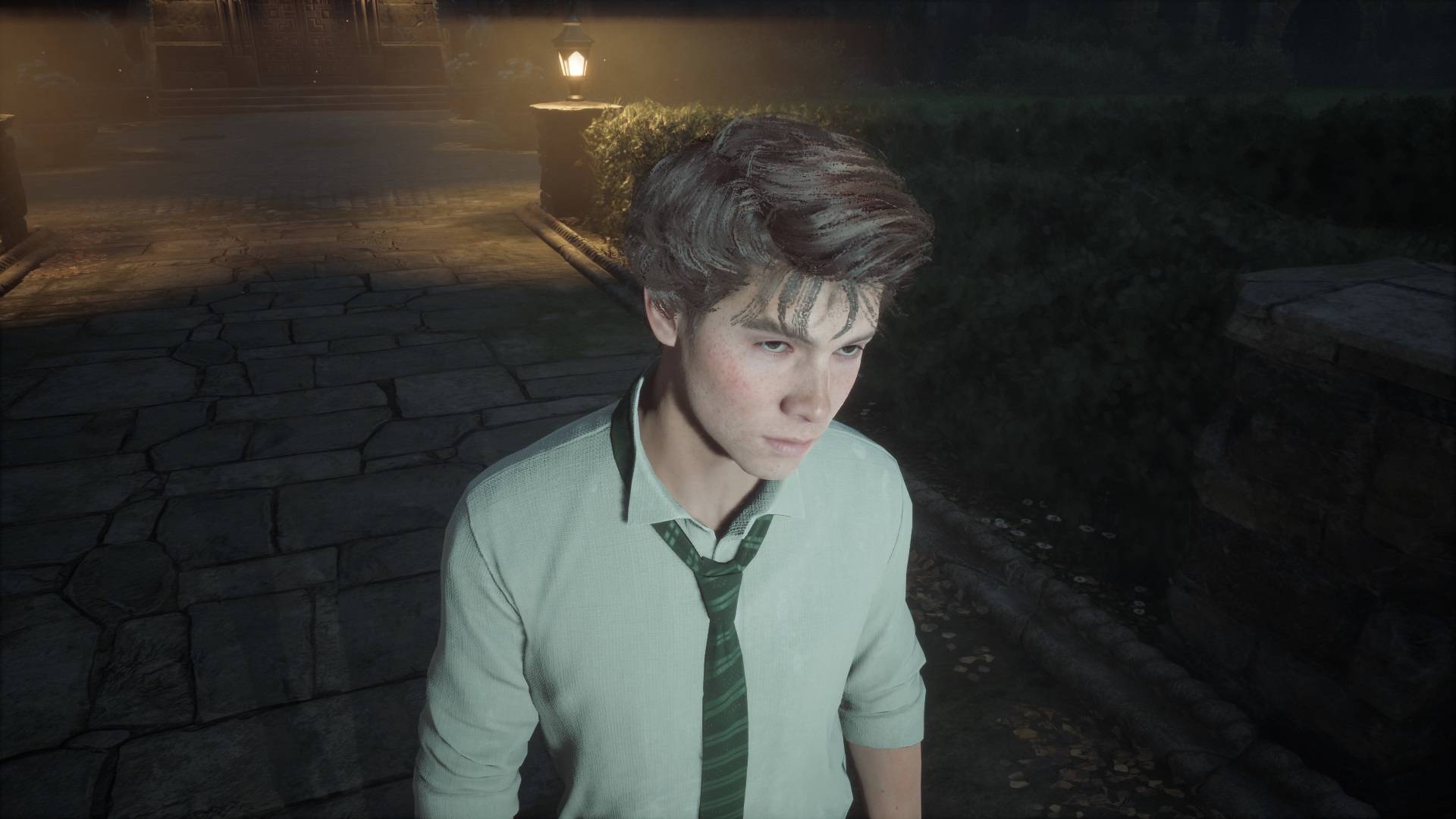 Sebastian Messy Hair + Uniform - Gallery - Hogwarts Legacy Mods ...