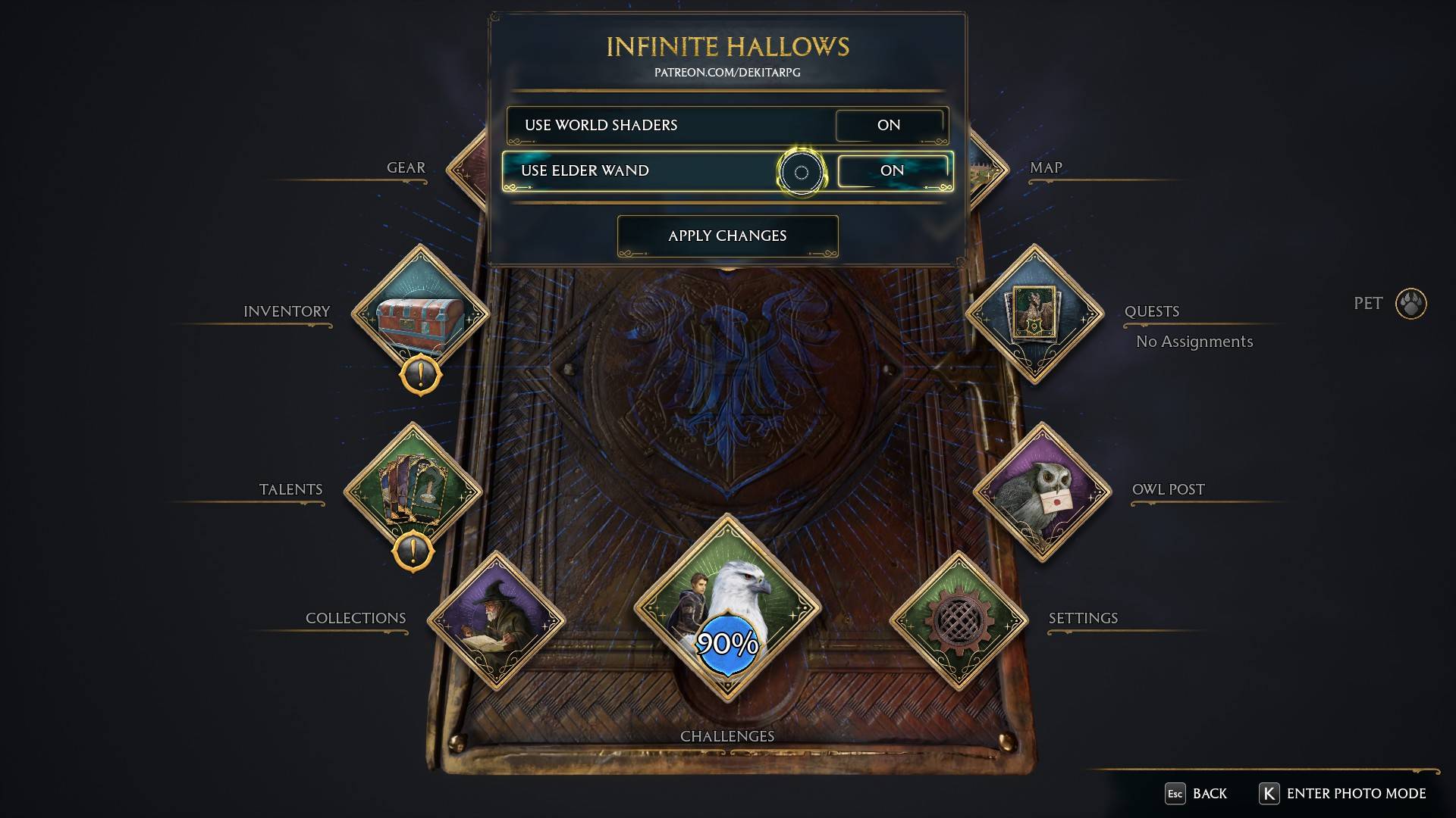 Infinite Hallows - Gallery - Hogwarts Legacy Mods - CurseForge