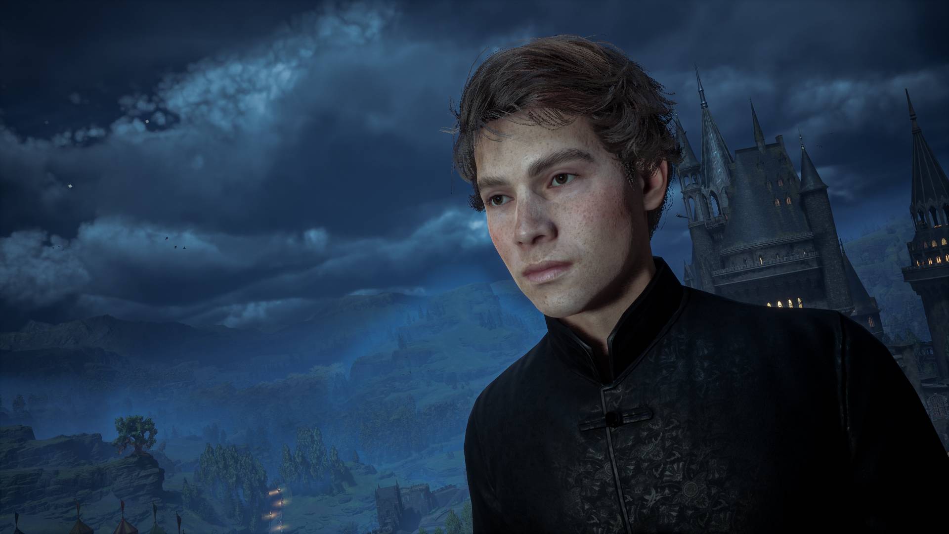 Sebastian Messy Hair + Dark Magic Outfit - Gallery - Hogwarts Legacy ...