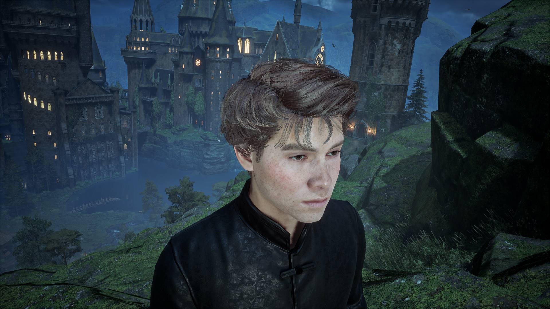 Sebastian Messy Hair + Dark Magic Outfit - Gallery - Hogwarts Legacy ...