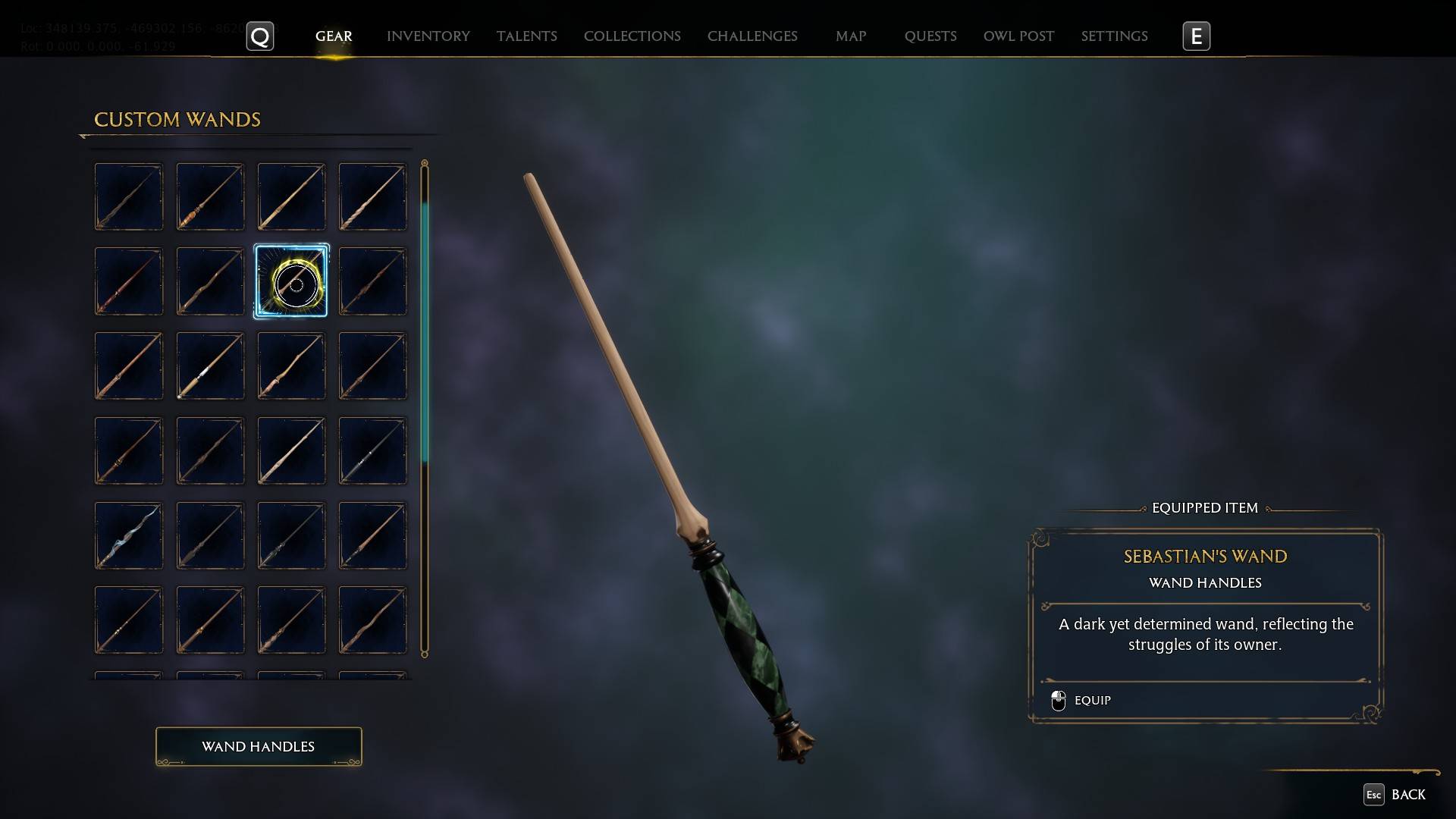 Custom Wands Menu - Gallery - Hogwarts Legacy Mods - CurseForge