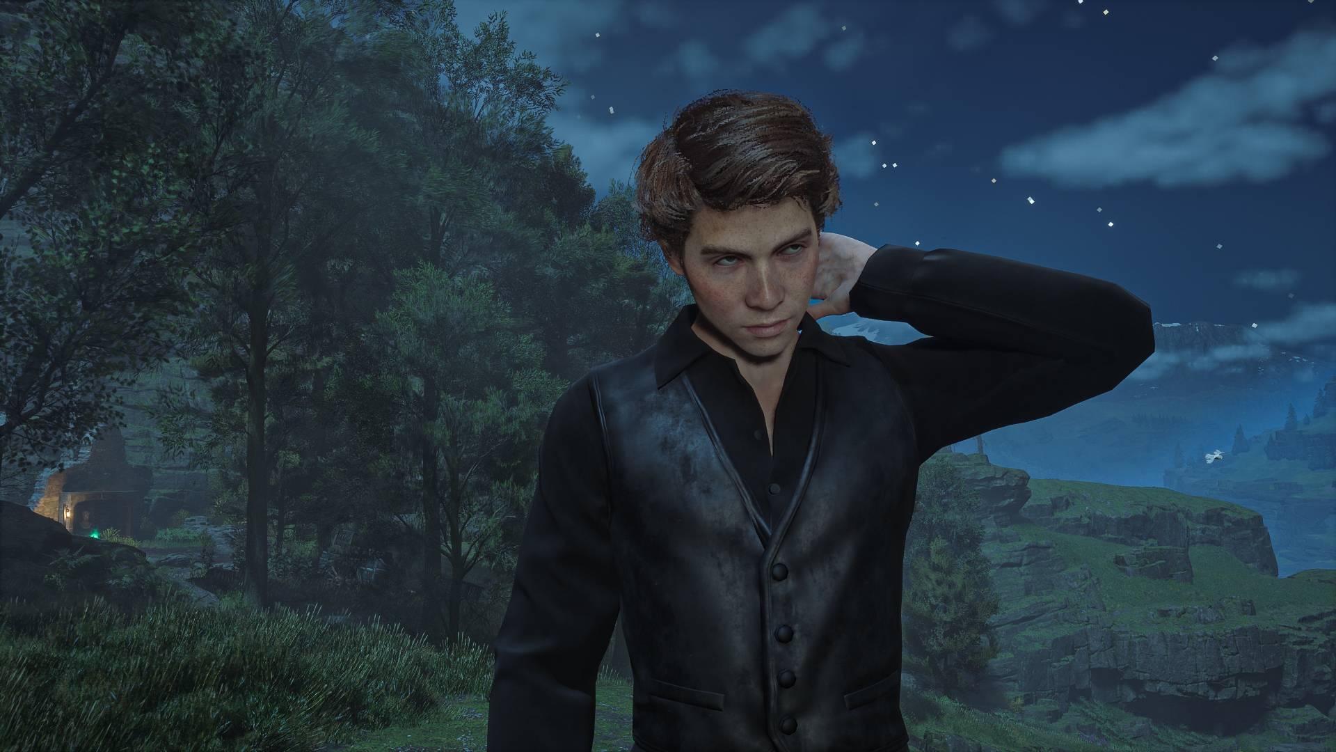 Sebastian Black Auror Outfit - Gallery - Hogwarts Legacy Mods - CurseForge