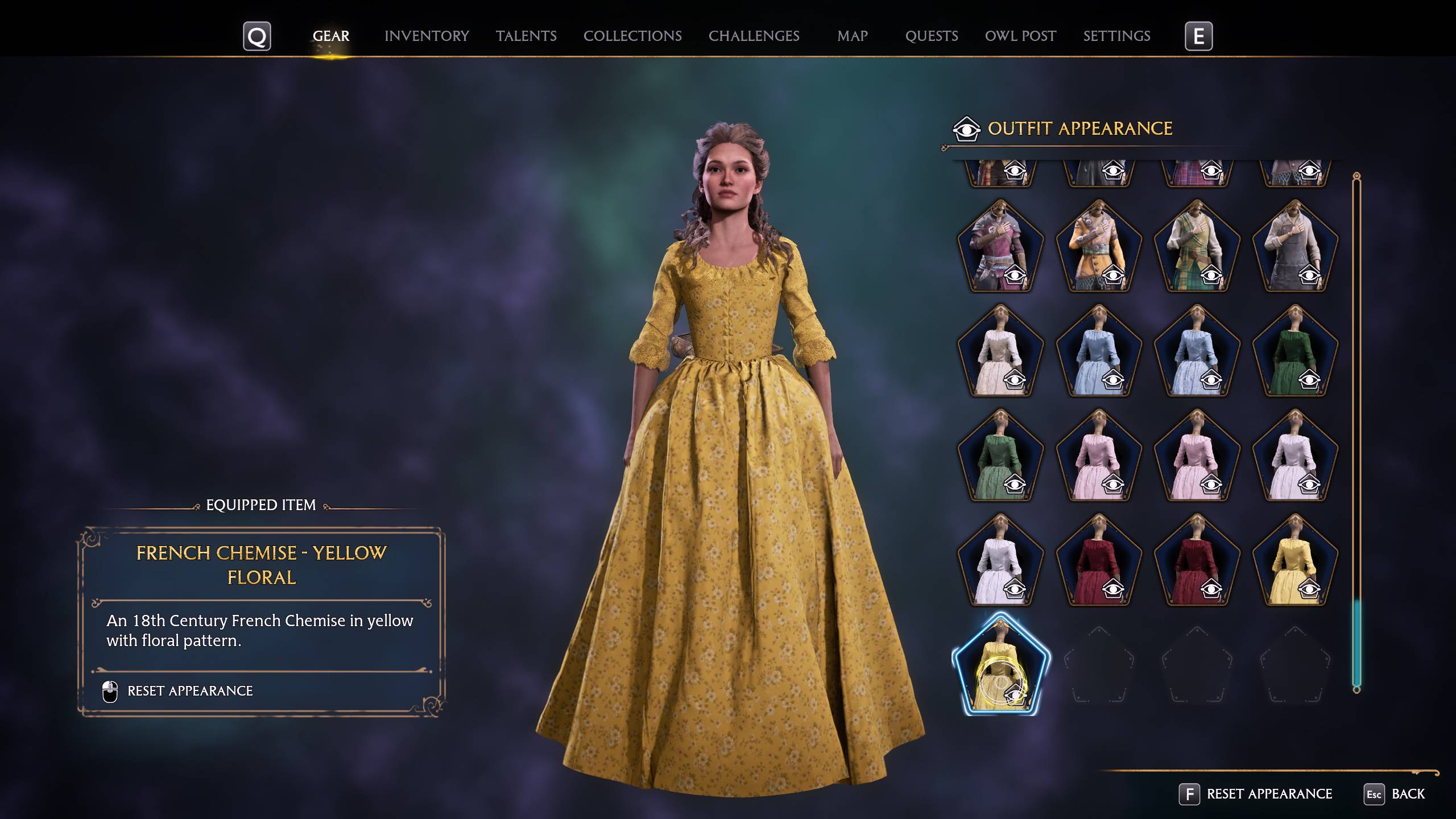 Outfits | French Chemise Dress In 13 Colors - Gallery - Hogwarts Legacy ...