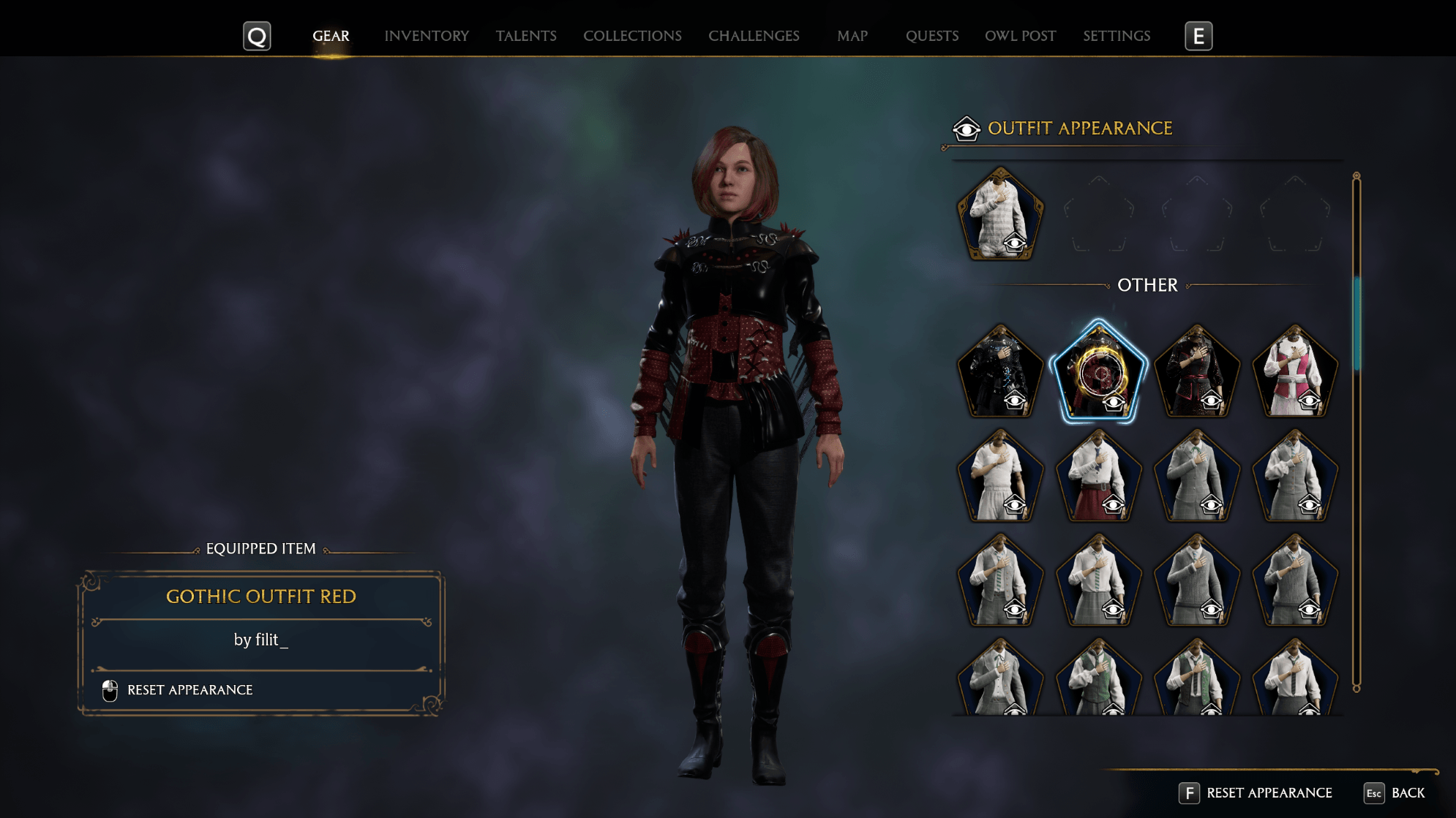 Seraphina's Gothic Set for FMC - Gallery - Hogwarts Legacy Mods ...