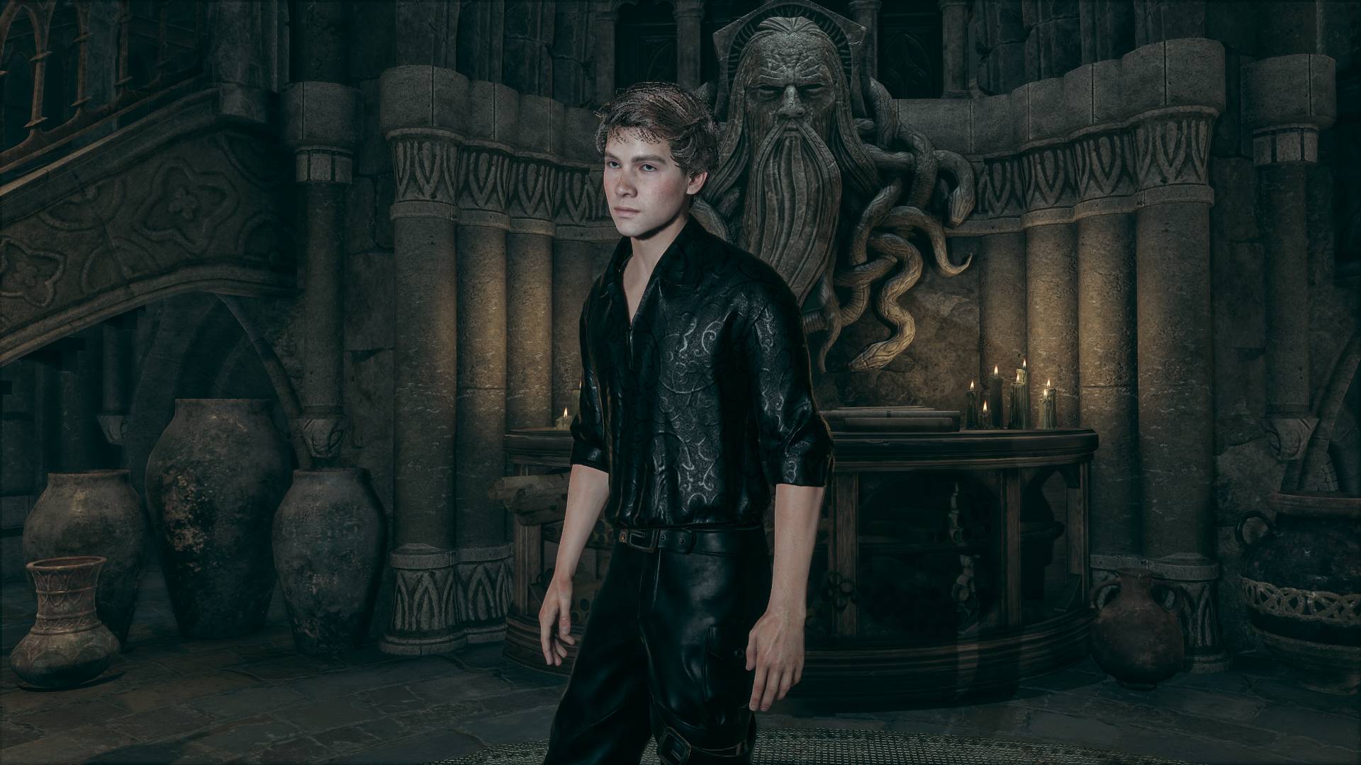 Sebastian Dark Temptation outfit - Gallery - Hogwarts Legacy Mods ...