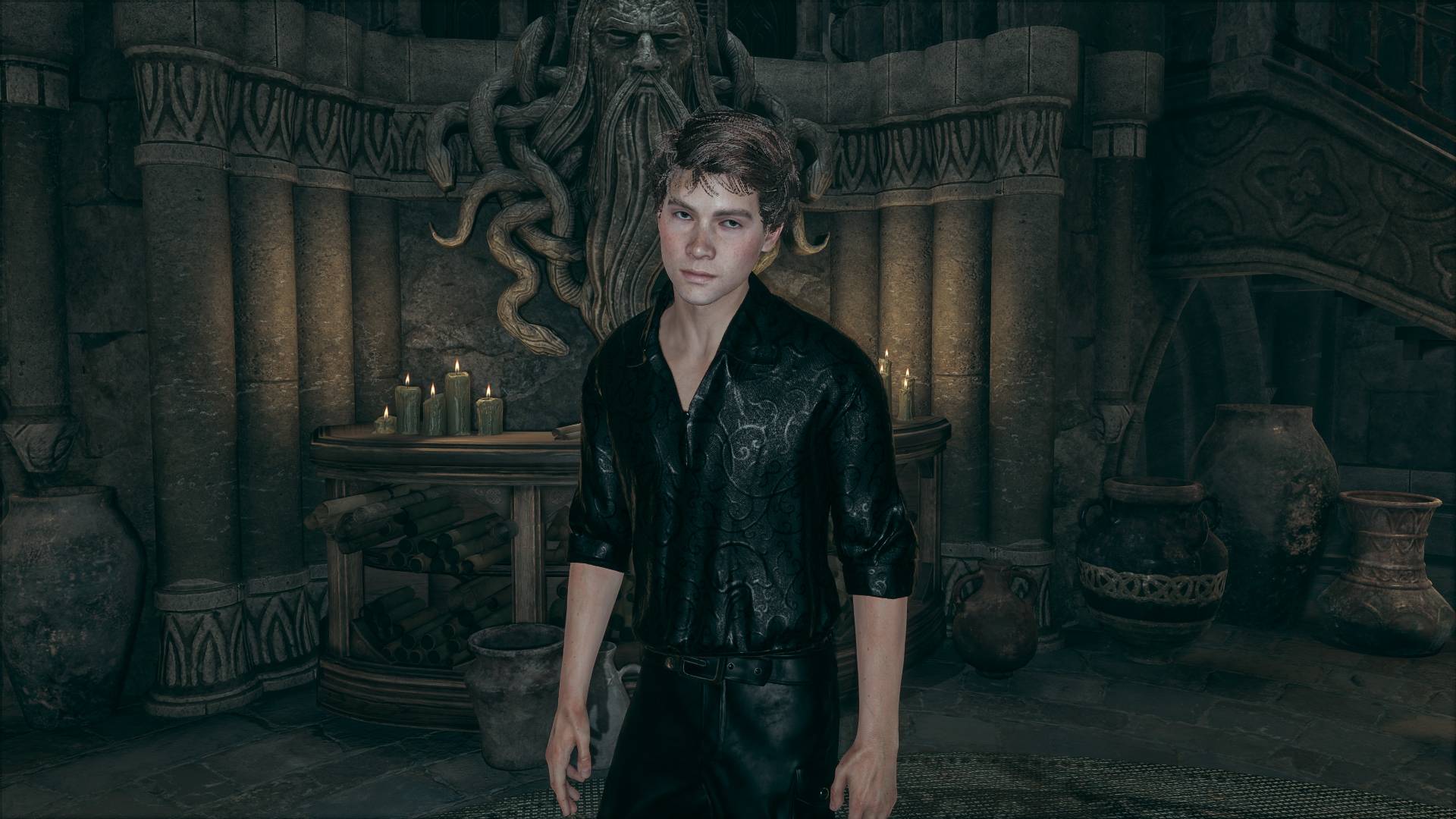 Sebastian Dark Temptation outfit - Gallery - Hogwarts Legacy Mods ...