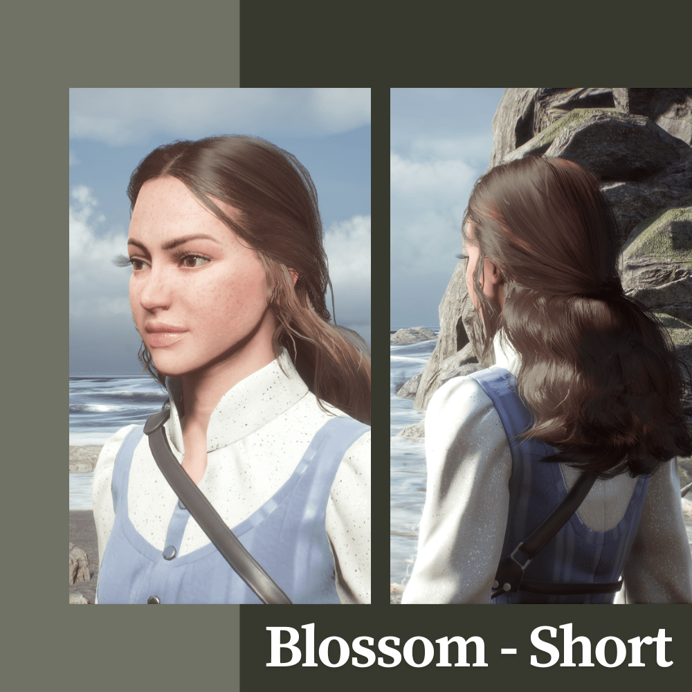 FMC Hair Pack (5 New Styles) - Gallery - Hogwarts Legacy Mods - CurseForge