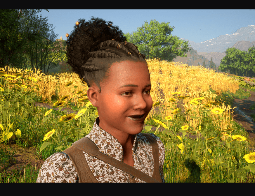 Jasmine\ Aaliyah Hair - Gallery - Hogwarts Legacy Mods - CurseForge