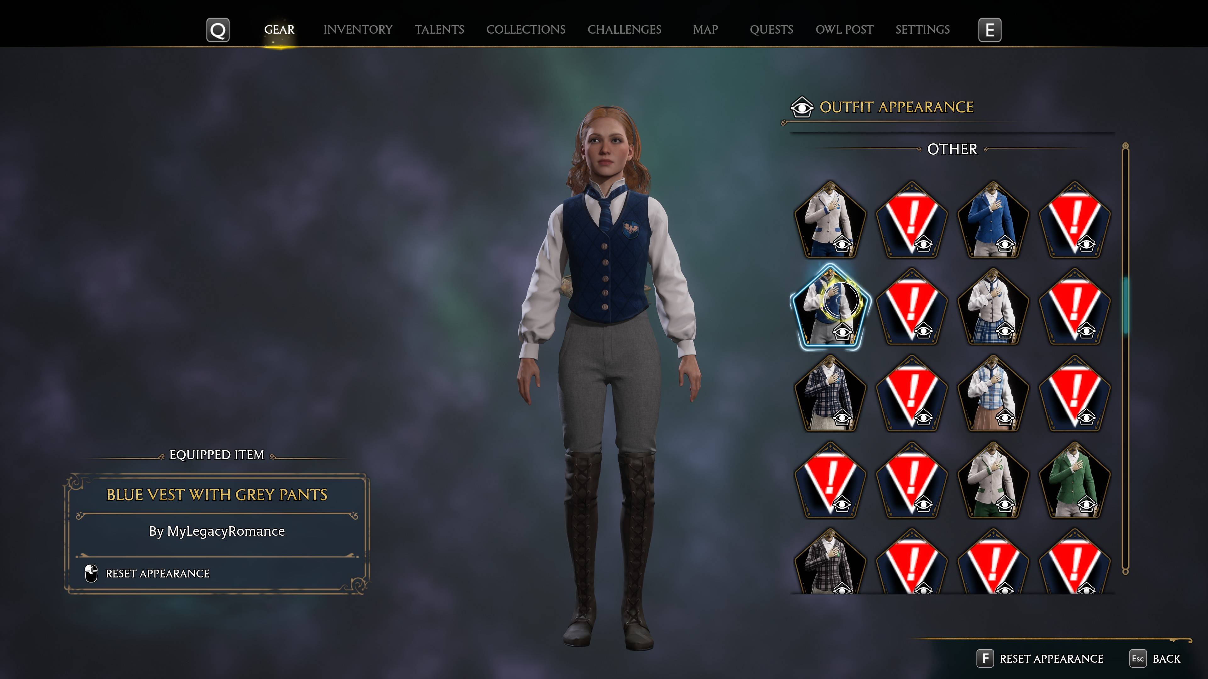 Stylish Ravenclaw Uniforms - Gallery - Hogwarts Legacy Mods - CurseForge