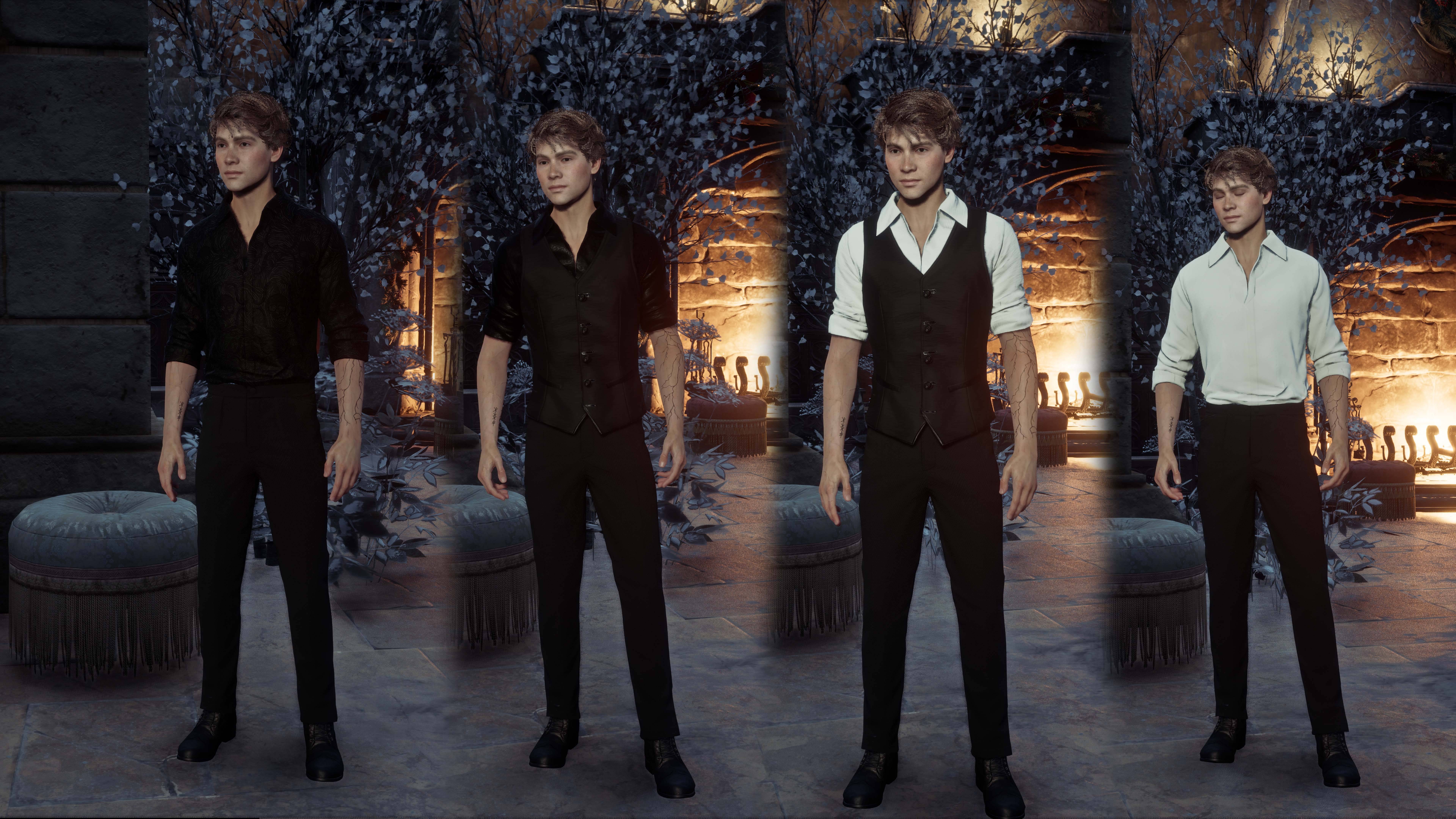 Seb Stylish & Yule Ball Outfits - Gallery - Hogwarts Legacy Mods ...