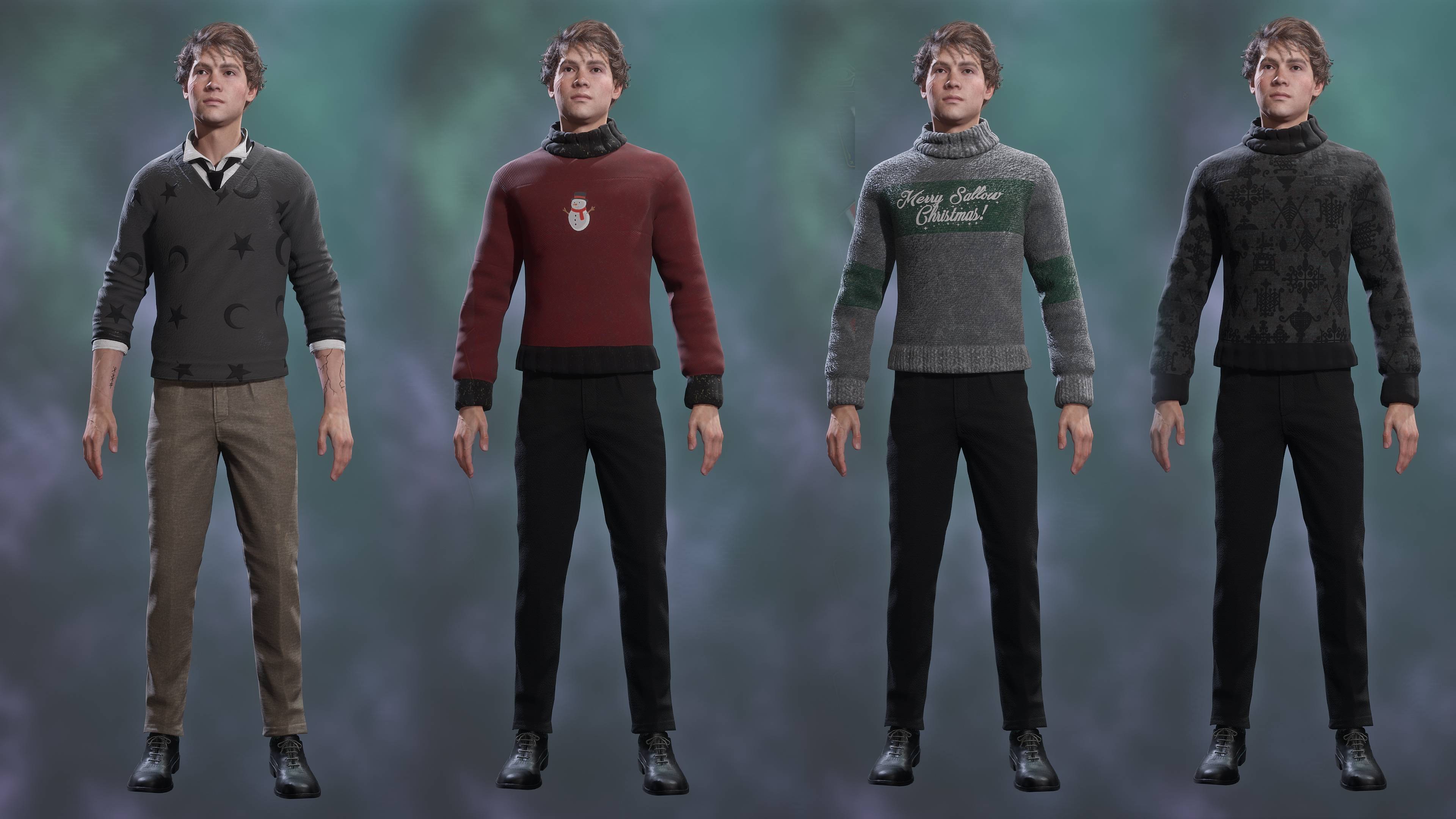 Festive Season Jumpers Pack - Gallery - Hogwarts Legacy Mods - CurseForge