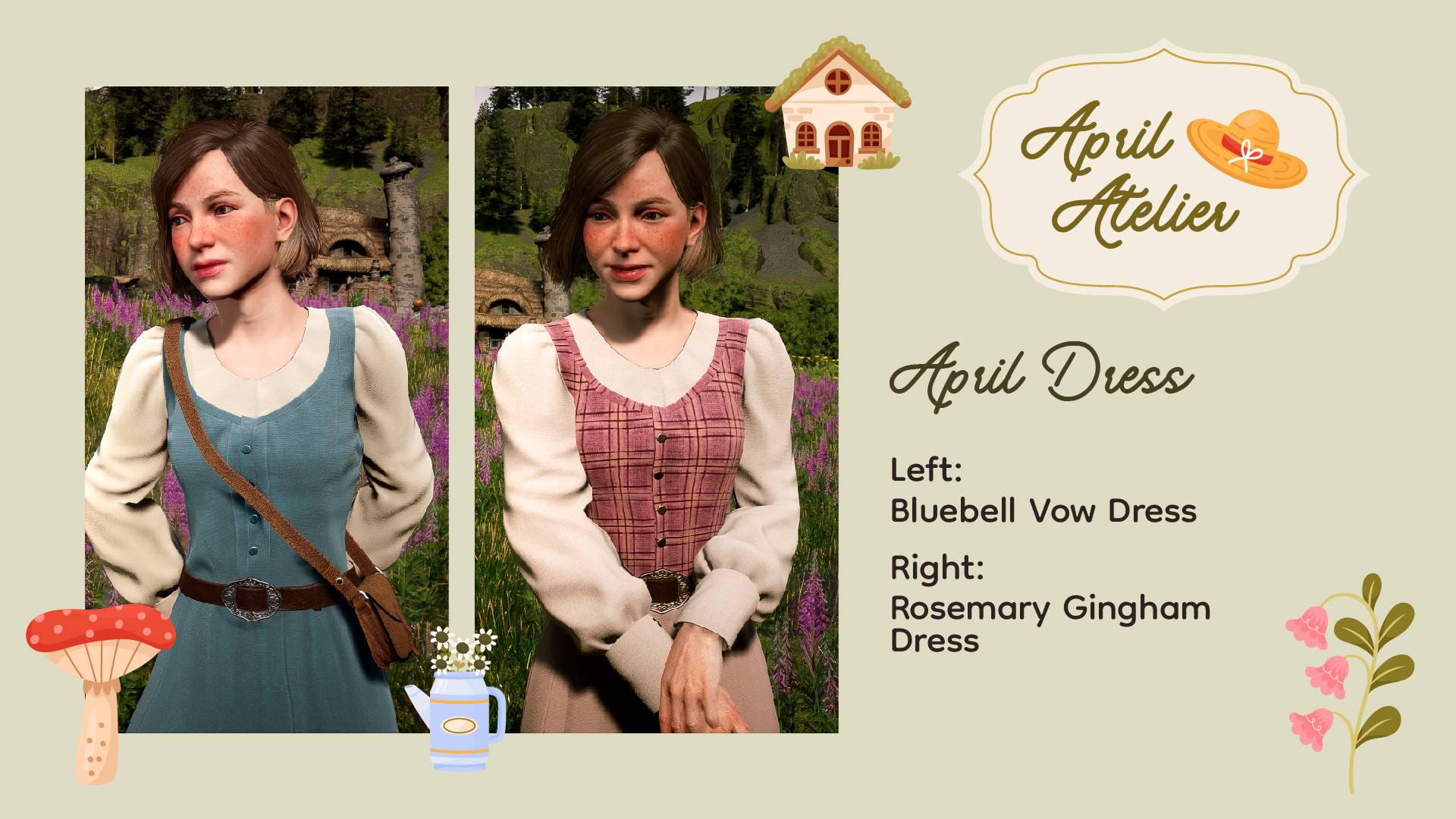 April Atelier - Dresses & Blouses - Gallery - Hogwarts Legacy Mods ...