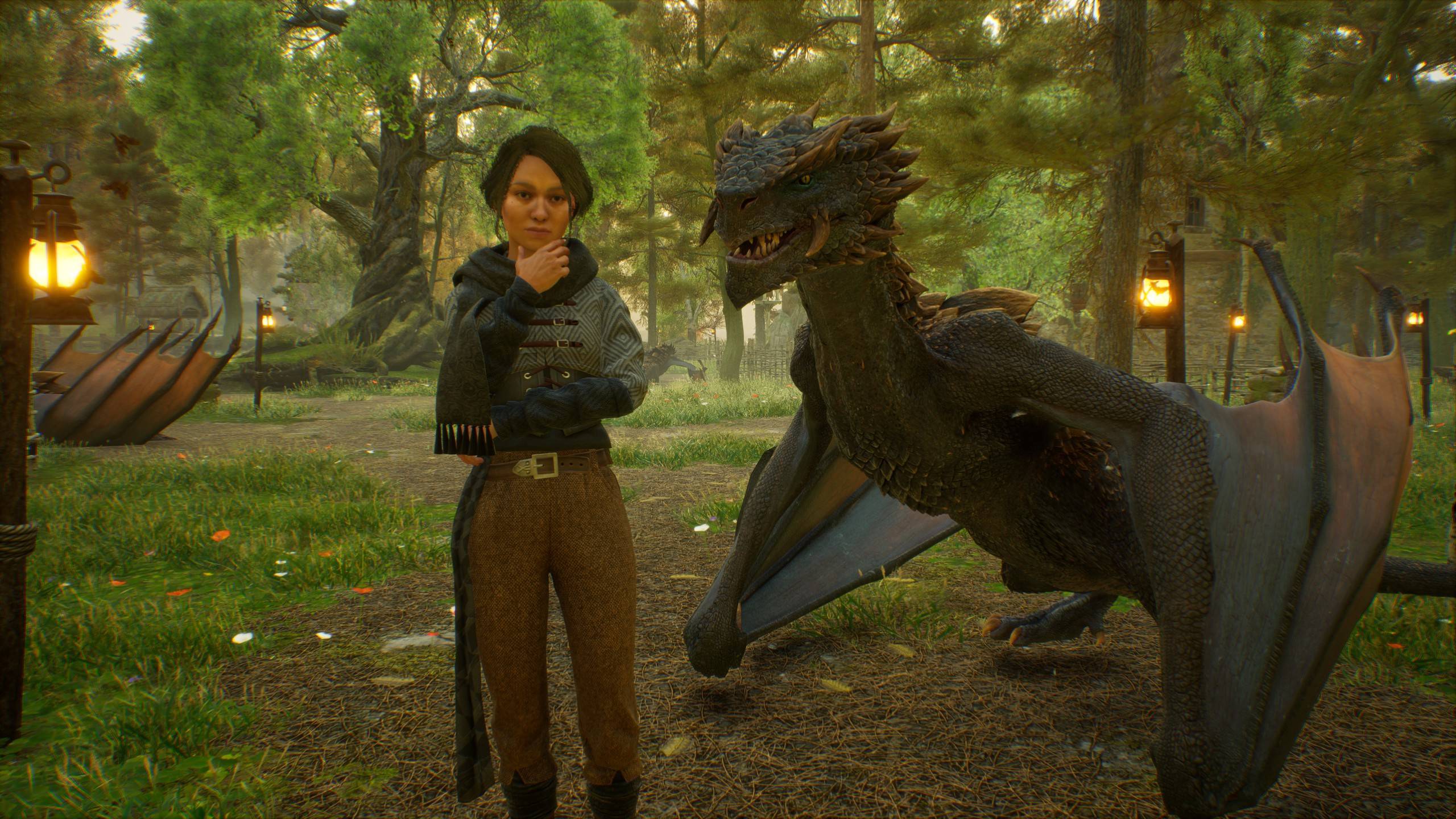 Baby Hungarian Horntail Dragon Beast Dens - Hogwarts Legacy Mods ...