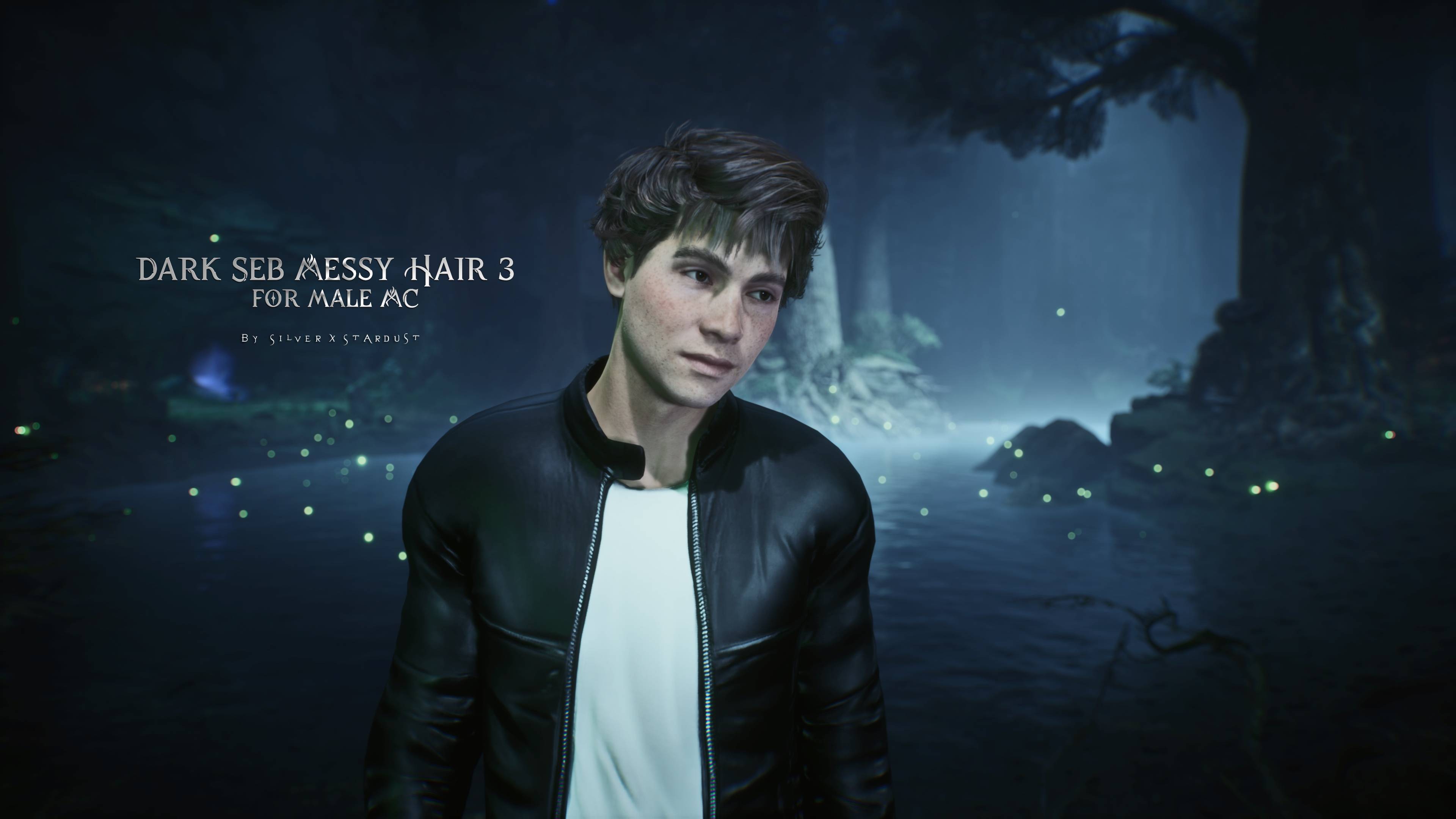 Dark Seb Messy Hair 3 for MC - Hogwarts Legacy Mods - CurseForge