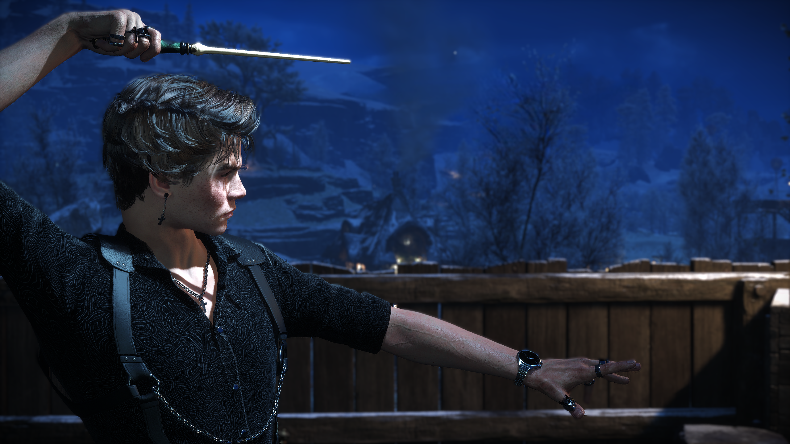 Dark Silver Outfit For Seb NPC - Gallery - Hogwarts Legacy Mods ...
