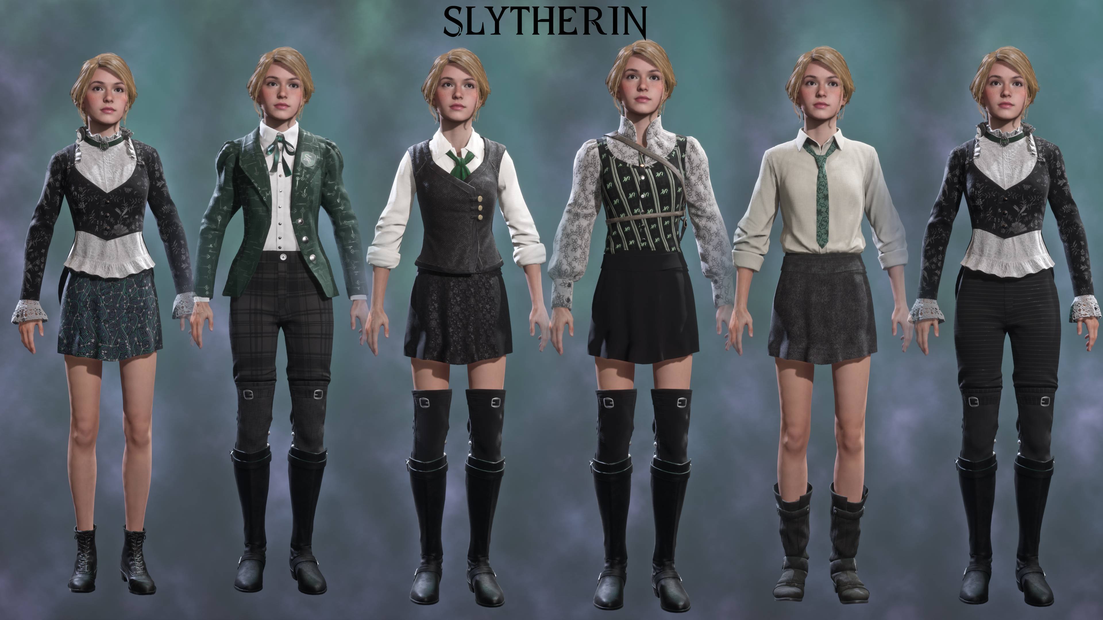 Dark Academia Outfits for female MC - Hogwarts Legacy Mods - CurseForge