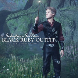 Sebastian Black Ruby Outfit - Files - Hogwarts Legacy Mods - CurseForge