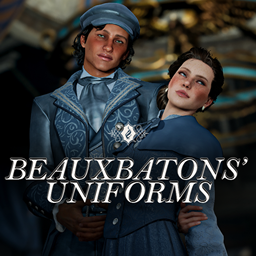 Beauxbatons Uniforms - Hogwarts Legacy Mods - CurseForge
