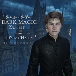 Sebastian Messy Hair + Dark Magic Outfit - Gallery - Hogwarts Legacy ...